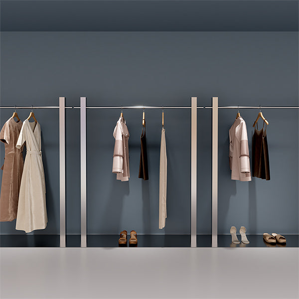 CR049 Garment Display Full Stainless Steel Clothing Rack – TUTU DISPLAY