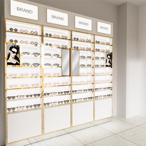 GD005 Lighted Eyeglass Display Cases Wall Cabinet – TUTU DISPLAY